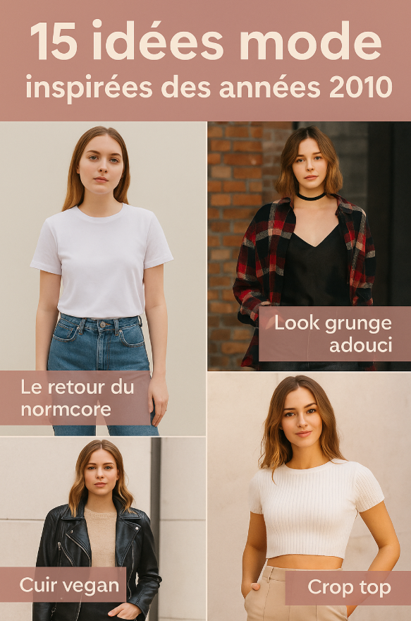 15 tendances mode des années 2010 qui reviennent fort en 2025